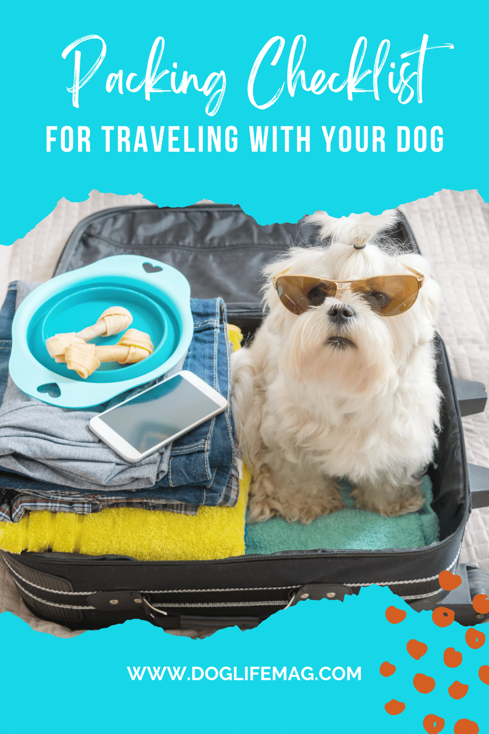 Packing Checklist For Traveling With Your Dog - Bring This